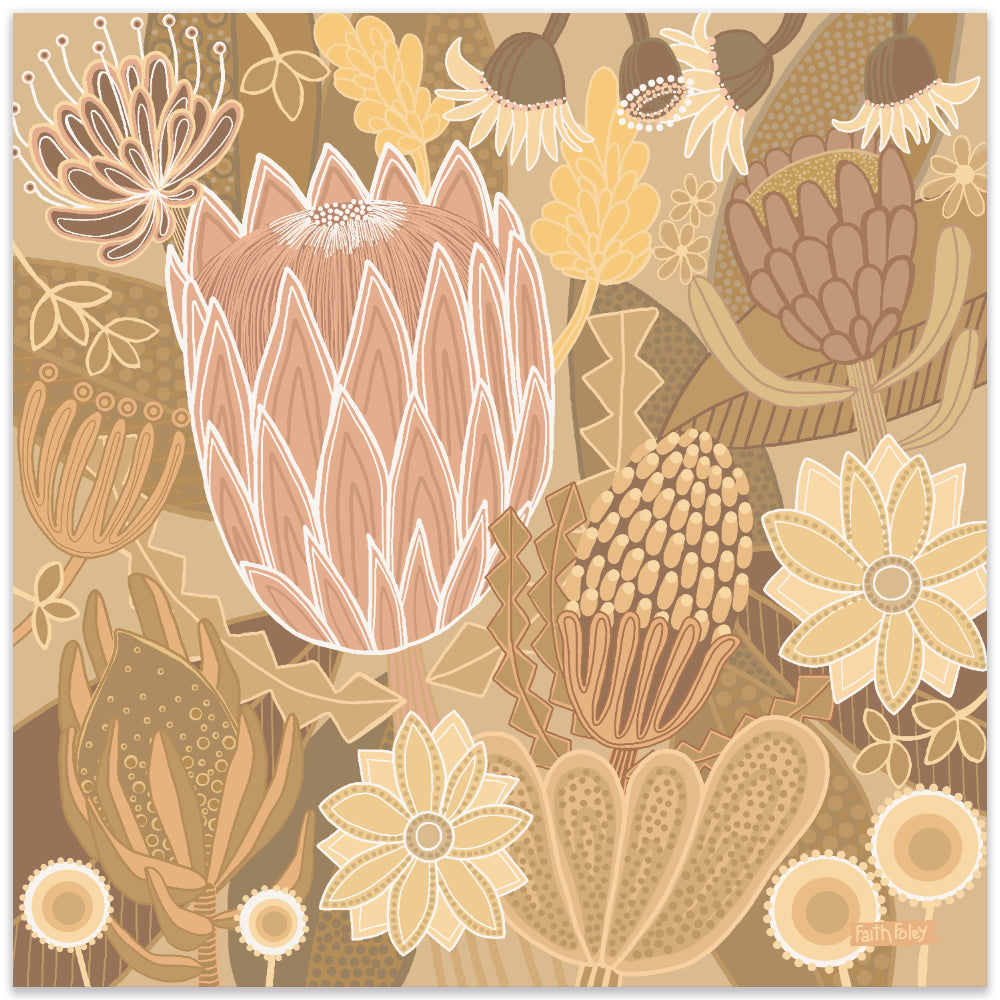 Ali - Rolled Paper Print – Wildflower Prints Australia